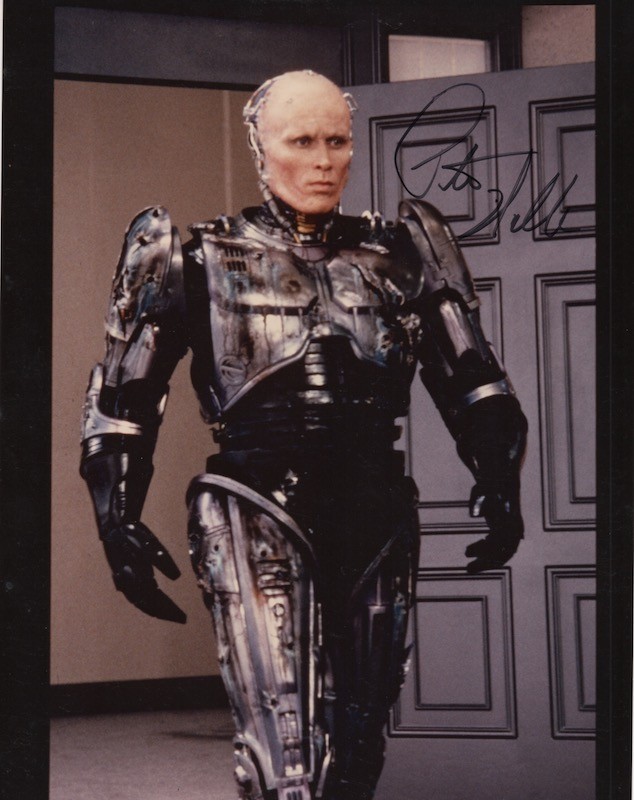 Peter Weller Signed "Robocop" Photo